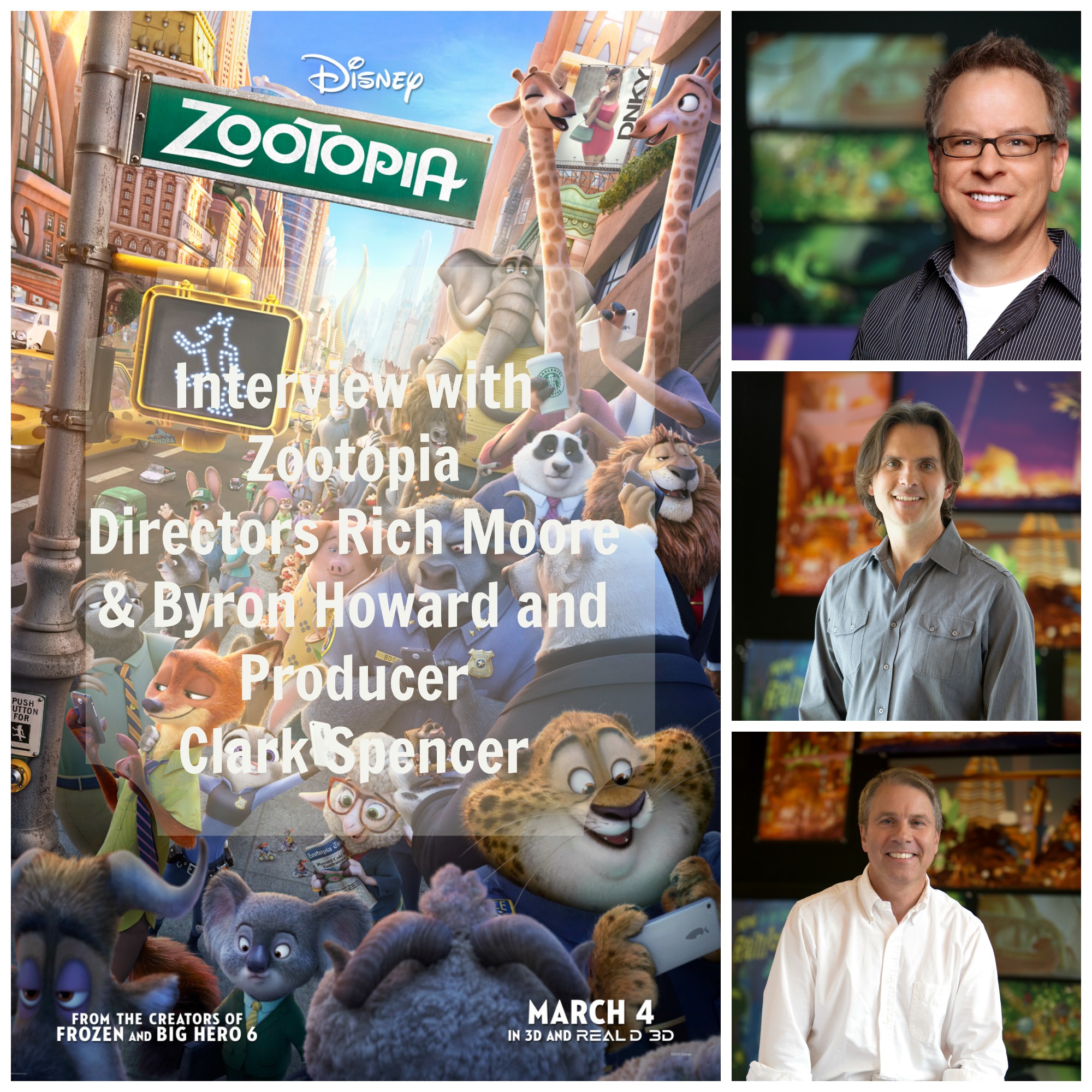 Q & A with ZOOTOPIA Directors Byron Howard & Rich Moore and Producer ...