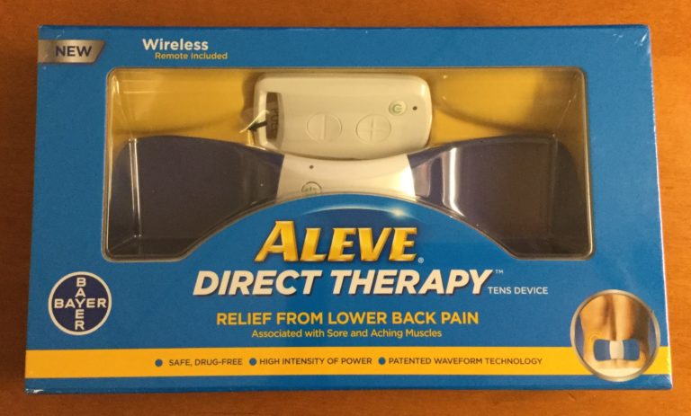 Lower Back Pain Relief With Aleve Direct Therapy TENS Device- NYC ...